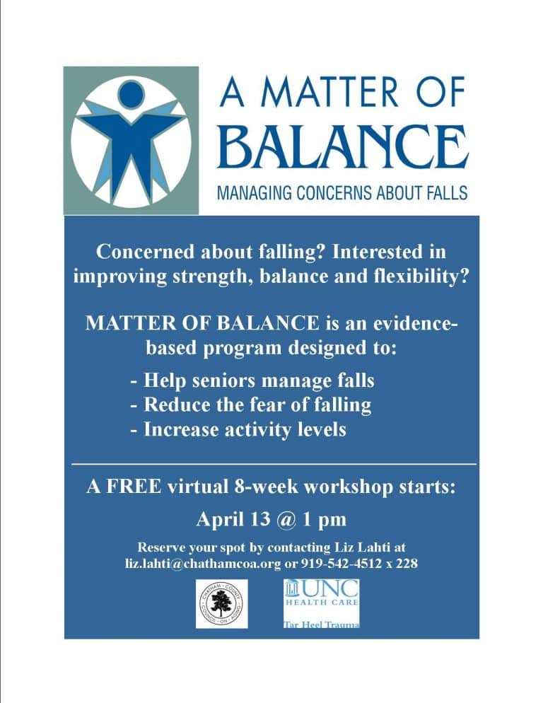 Matter of Balance – A Virtual Falls Prevention Class for Older Adults